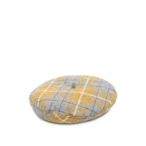 VIVIENNE WESTWOOD Tartan Wool Hat - Yellow