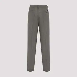 Prada Wool Trousers - Green
