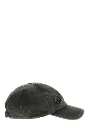 GOLDEN GOOSE Logo Applique Distressed Baseball Hat - Multicolor