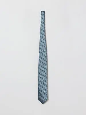 Zegna Jacquard Silk Tie - Blue