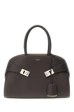 FERRAGAMO Textured Handheld Handbag - Multicolor