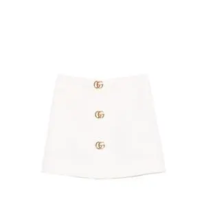 Gucci Straight Skirt - White