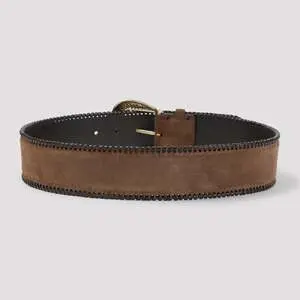 Etro Paisley Suede Belt