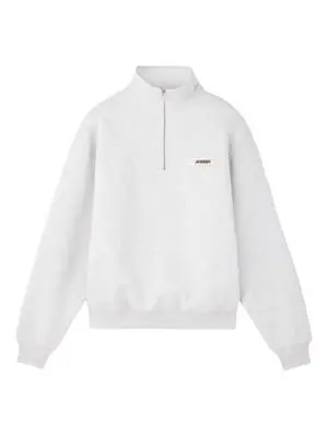 Jacquemus Half-zip Sweatshirt - Gray