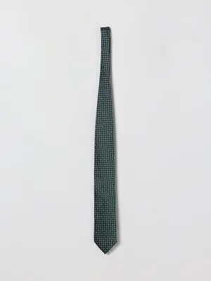 Zegna Jacquard Silk Tie - Green