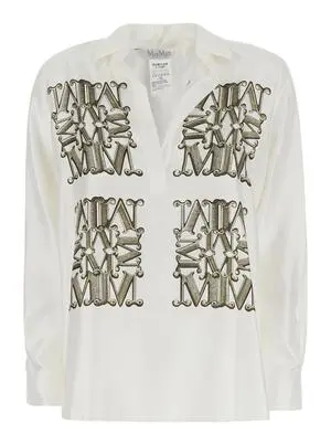 Max Mara Filtro Silk Shirt - Multicolor