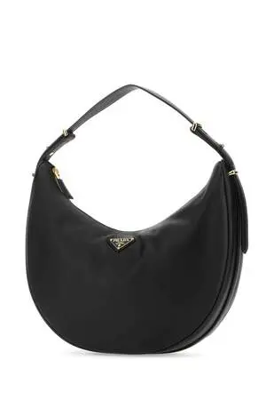 Prada Leather Big Arquã¨ Handbag
