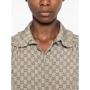 Gucci Neutrals Tops Shirts