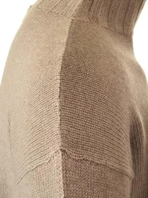 Tagliatore Bicolor Wool Sweater - Brown