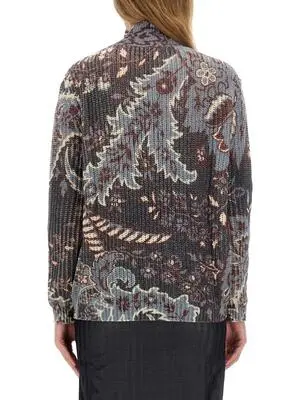 Etro Printed Wool Sweater - Multicolor