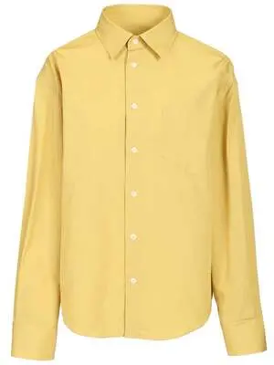 AMI Paris Long-sleeved Shirt - Yellow