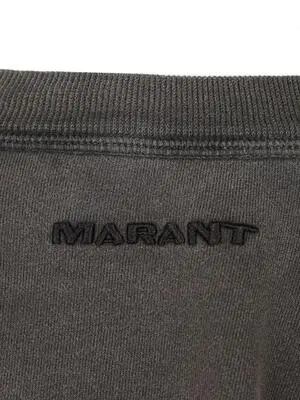 Isabel Marant Étoile Draped Cotton Sweatshirt - Black