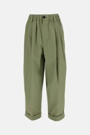 Marni MARNI Wide Leg Canvas Trousers Multicolor