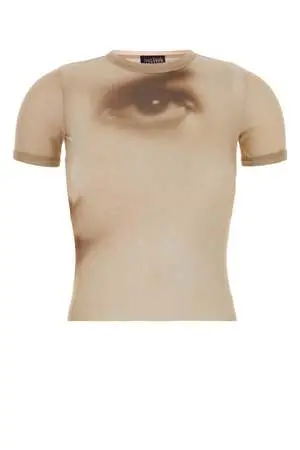 JEAN PAUL GAULTIER Printed Tulle T-shirt - Multicolor