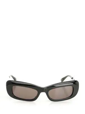Balenciaga Diva Rectangular Sunglasses - Black