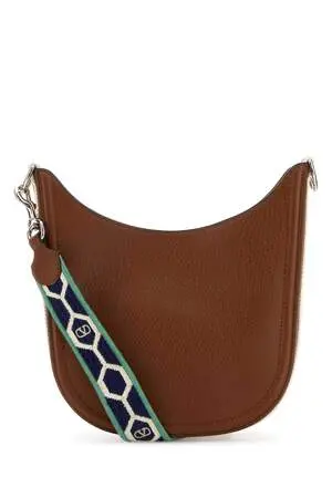 Valentino Garavani Vlogo Signature Shoulder Bag - Brown