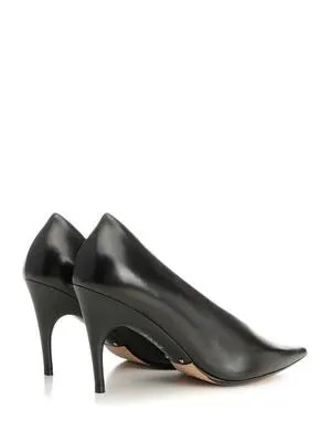 Balenciaga Duchesse Leather Pumps - Black