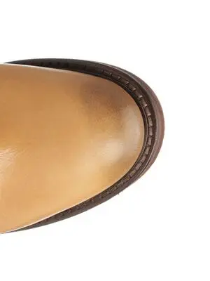 Miu Miu Leather Mules - Cream