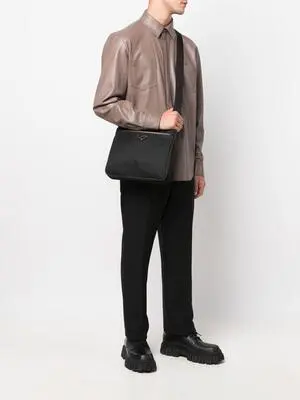 Prada Re-nylon And Saffiano Shoulder Bag
