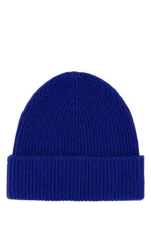 Burberry Electric Cashmere Beanie Hat - Blue