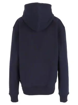 AMI Paris Cotton Hoodie - Blue
