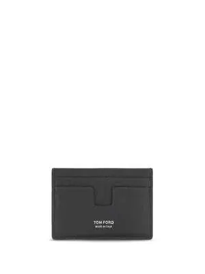 TOM FORD Leather Card Holder - Black