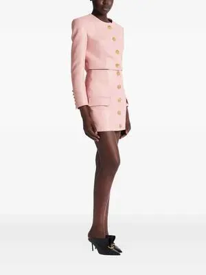 Balmain Buttoned Mini Skirt