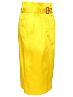 Dries Van Noten Cotton Satin Skirt