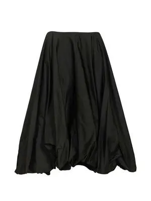 Balenciaga Ballon Skirt In Technical Taffeta - Black