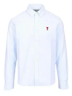 Ami Paris Embroidered Shirts For Men