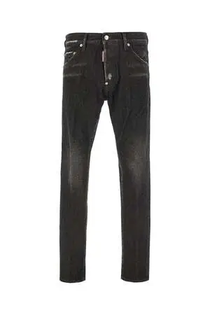 Dsquared2 Distressed Straight Leg Jeans - Multicolor