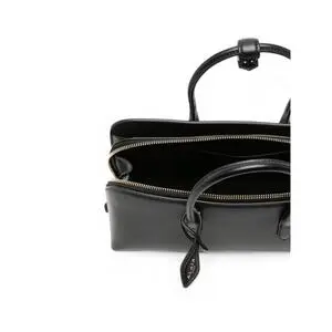 Alaïa Smooth Calf Leather Tote Bag - Black