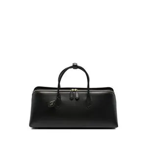 Alaïa Calf Leather Tote Bag - Black