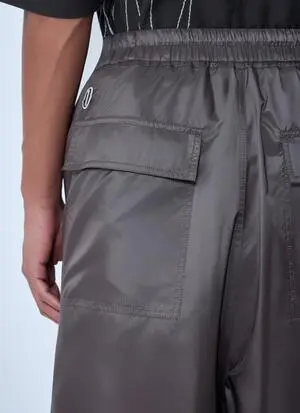 Moncler Rick Owens Drawstring Midi Kilt Shorts - Gray