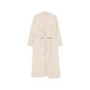 Max Mara Single-breasted Virgin Wool Coat - Cream