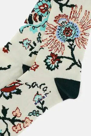 Sacai Floral Socks - Multicolor