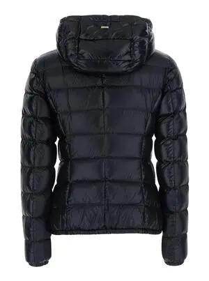 Herno Giada' Down Jacket With Removable Hood In Tech Fabric For - Black
