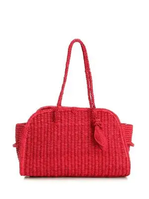 Jacquemus Le Turismo Raphia Shoulder Bag - Red
