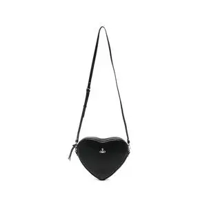 VIVIENNE WESTWOOD Calf Leather Cross Body Bag - Black