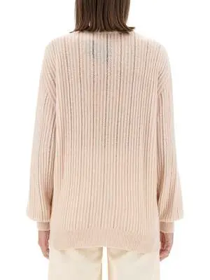 Kiton Cashmere Blend Pullover - Cream