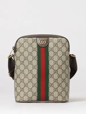 Gucci Ophidia Gg Supreme Canvas Shoulder Bag - Cream