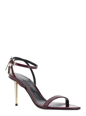 TOM FORD Leather High Stiletto Heel Sandals - Multicolor