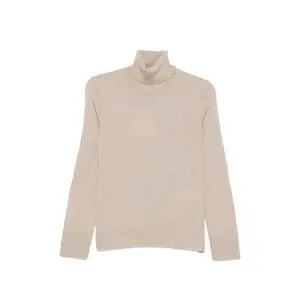 Max Mara Wool Roll Neck Pullover - Cream