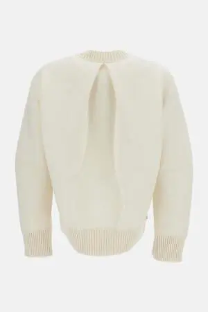 Sacai Cotton Cashmere Knit Pullover