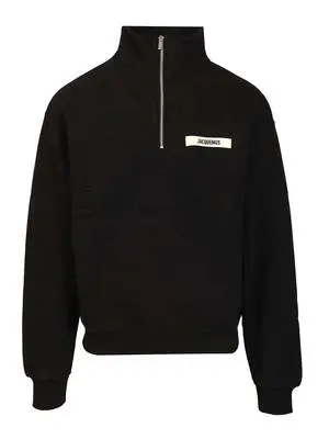 Jacquemus Gros Grain Sweatshirt - Black