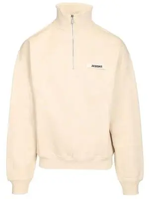 Jacquemus Gros Grain Sweatshirt - Cream