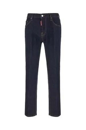 Dsquared2 Straight Leg Dark Wash Jeans - Multicolor
