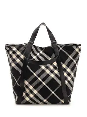 Burberry Check Tote Bag