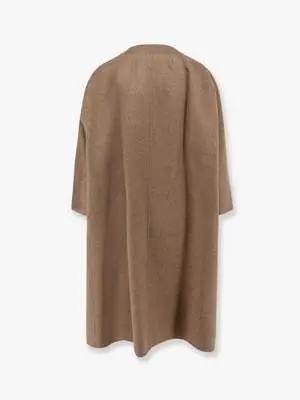 Max Mara Amour Cashmere Coat - Cream