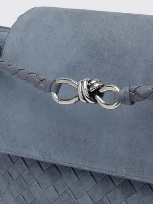 Bottega Veneta Andiamo Woven Suede Bag